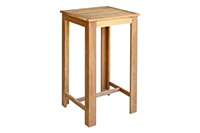 Teak Highboy Table |Miami Tables|Lavish Event Rentals