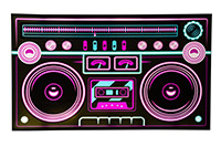 Giant Light-UpBoomBox | Miami Event Bars | Lavish Event Rentals