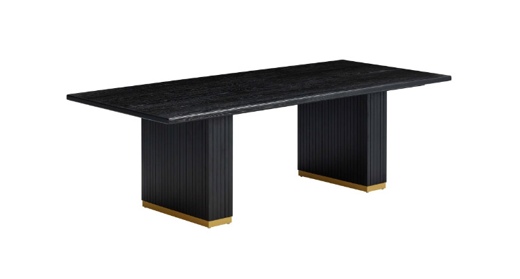 Chelsey Dining Table - Black | Miami Dining Tables | Lavish Event Rentals